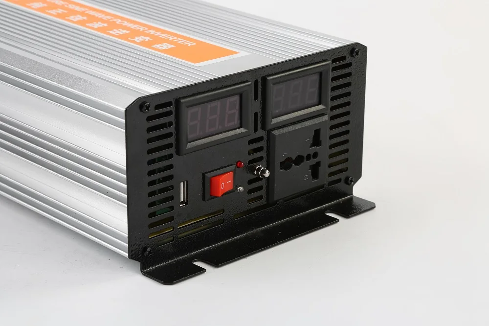 Dual digital display 2500W DC48V to AC220V 50hz Pure Sine Wave Power ...