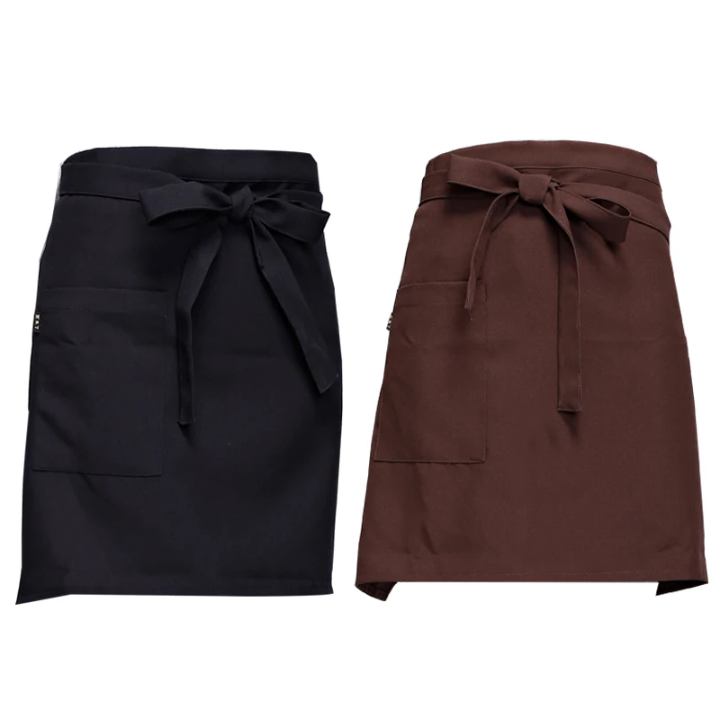 Half length chef waiter short apron hotel coffee restaurant kitchen ...