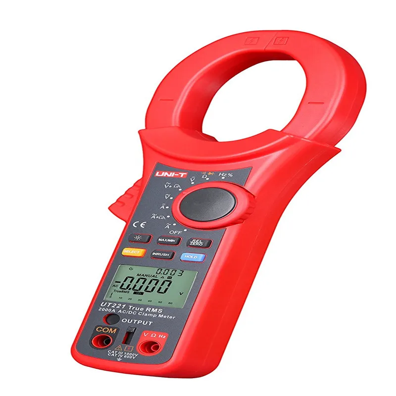 UNI-T UT221 AC DC 2000A Digital Clamp Meter True RMS ammeter Resistor ...