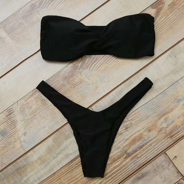 2018 venus vacation push up strapless sexy women bathing suit chest ...