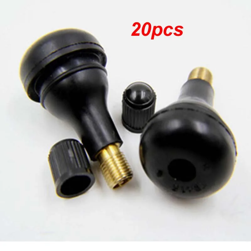20Pcs TR415 Tire Valve Stem Snap-In Rim Car Valve Hole Auto Tyre Rubber ...