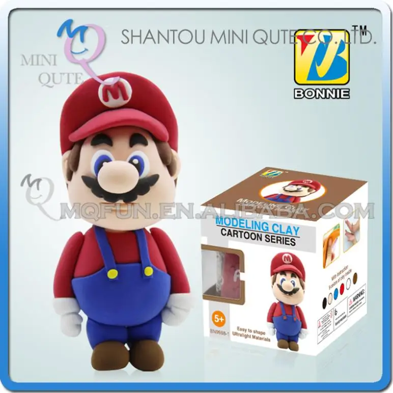 10pcs/lot Mini Qute Bonnie Anime game super mario bro DIY cartoon ...