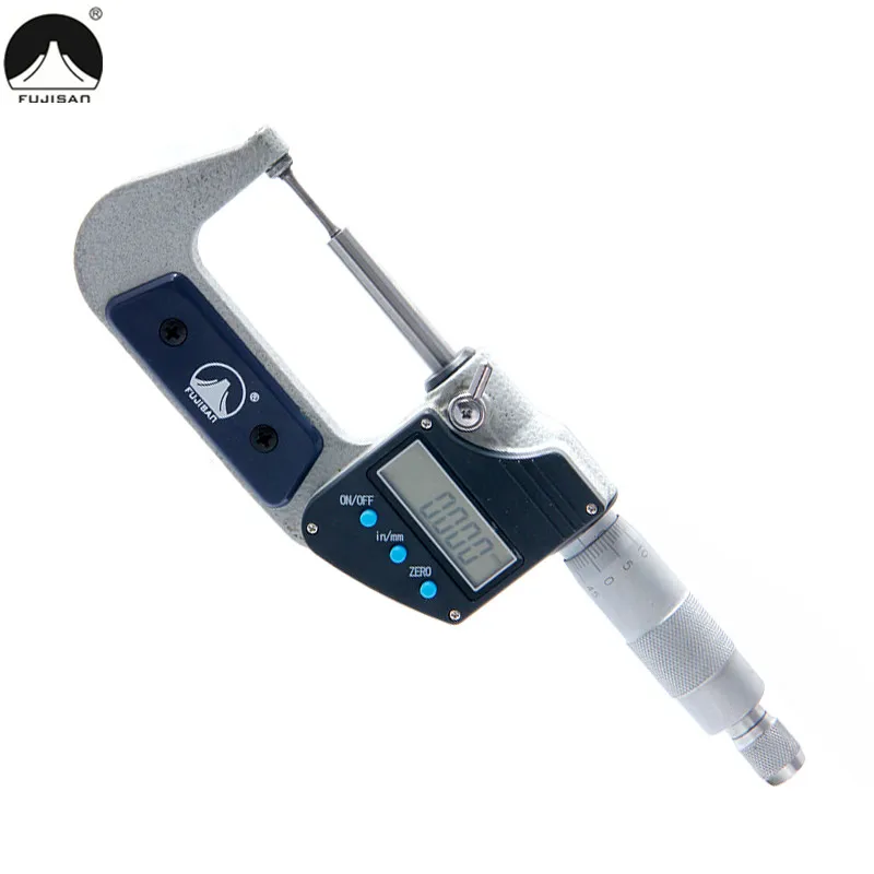 Fujisan Digital Outside Micrometer 0-25mm/0.001 Tip Probe 2mm Inch/mm ...
