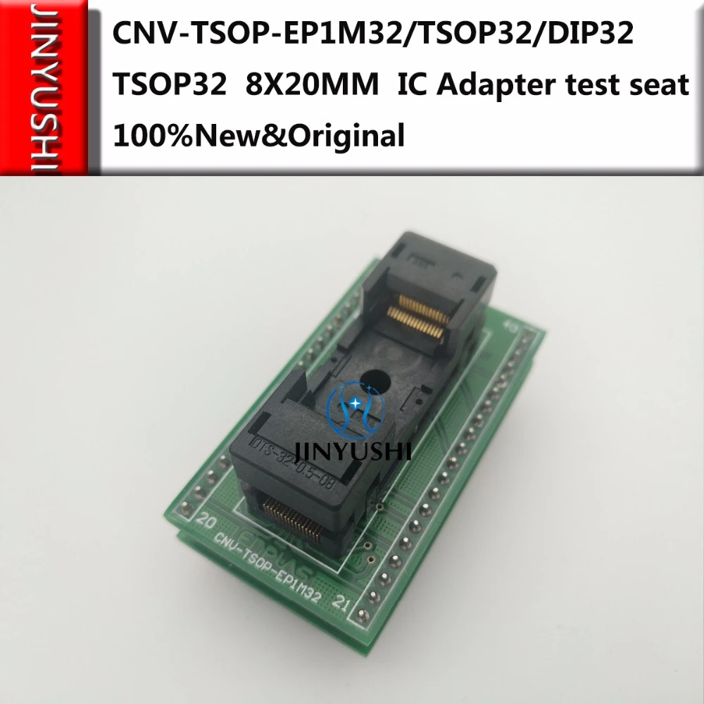 100%new&original Cnv-tsop-ep1m32/tsop32/dip32 Tsop32 8x20mm Enplas Ic Burning Seat Adapter ...