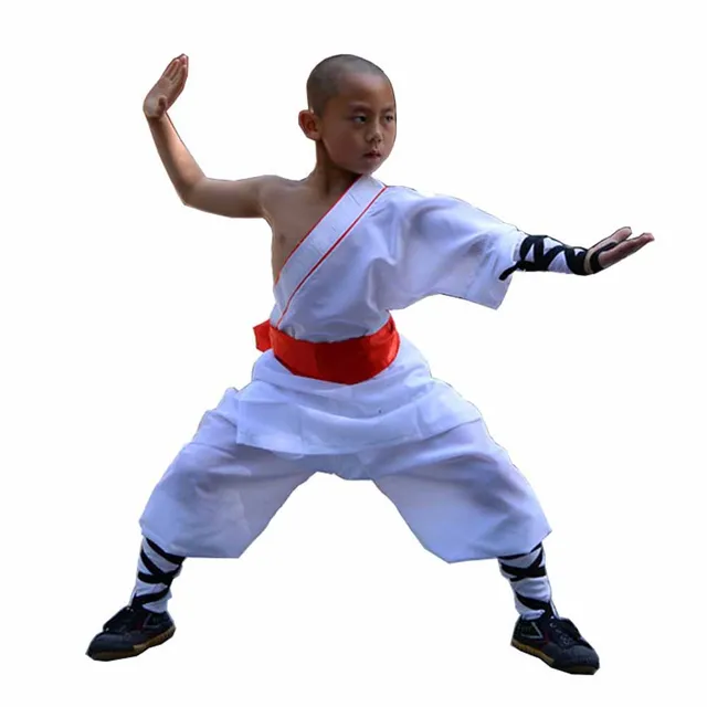 2 Colors Shaolin Temple Costume Zen Buddhist Robe Lay Monk