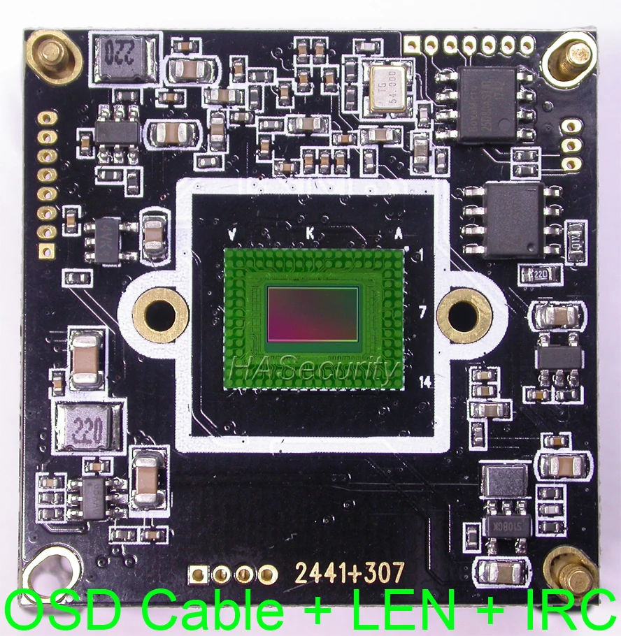 AHD H (1080P) 1/2.8" Sony STARVIS IMX307 CMOS + NVP2441 CCTV camera PCB ...