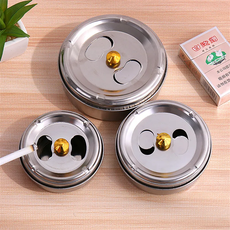Stainless steel Ashtrays 3 sizes - Lightershop Online