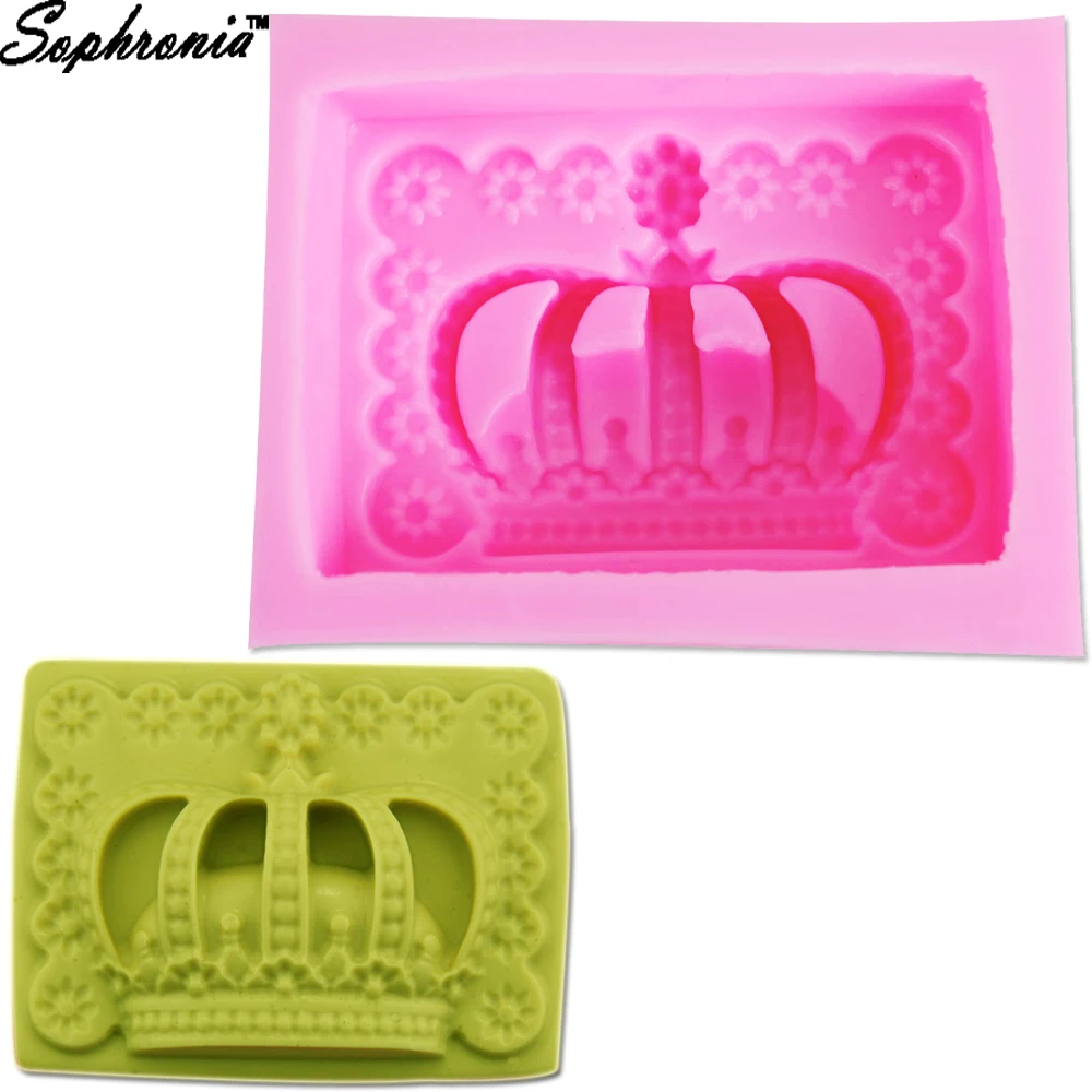 Large-Crown-Soap-Moulds-Silicone-Crafts-Mold-For-Artisan-Candle-Wax ...
