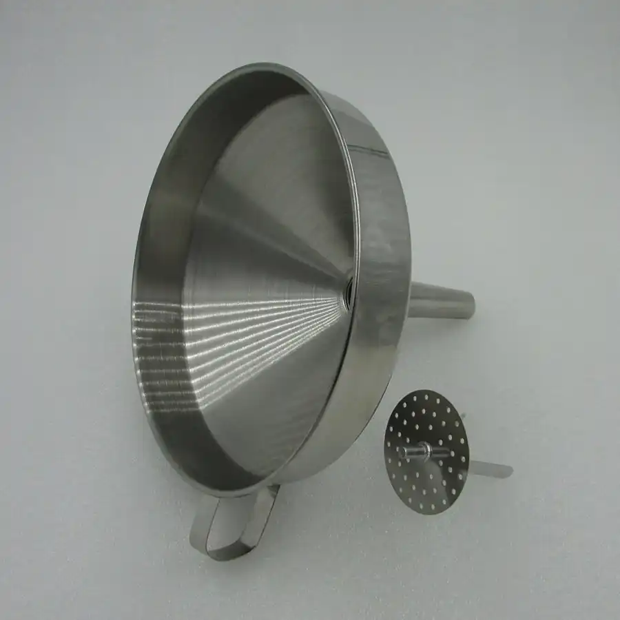Large funnel stainless steel metal wine funnel fuel funnel large extra ...