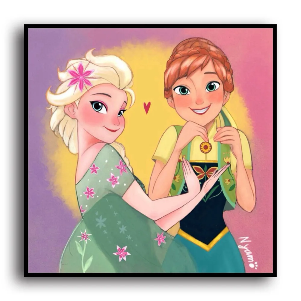 A4178 Elsa Children's Cartoon Film,HD Canvas Print Home decoration ...