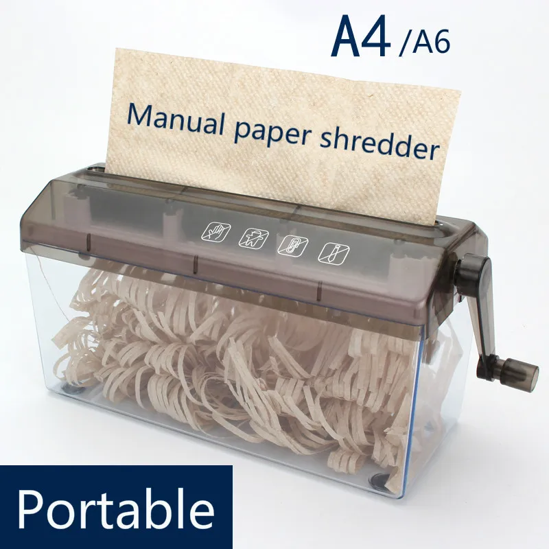 Aliexpress.com : Buy Manual Shredder A4 A6 Desktop Office Portable Mini ...