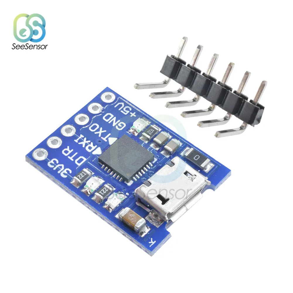 Micro Usb Cp2102 Module Usb 2.0 To Uart Ttl Adapter Module 6pins Serial ...