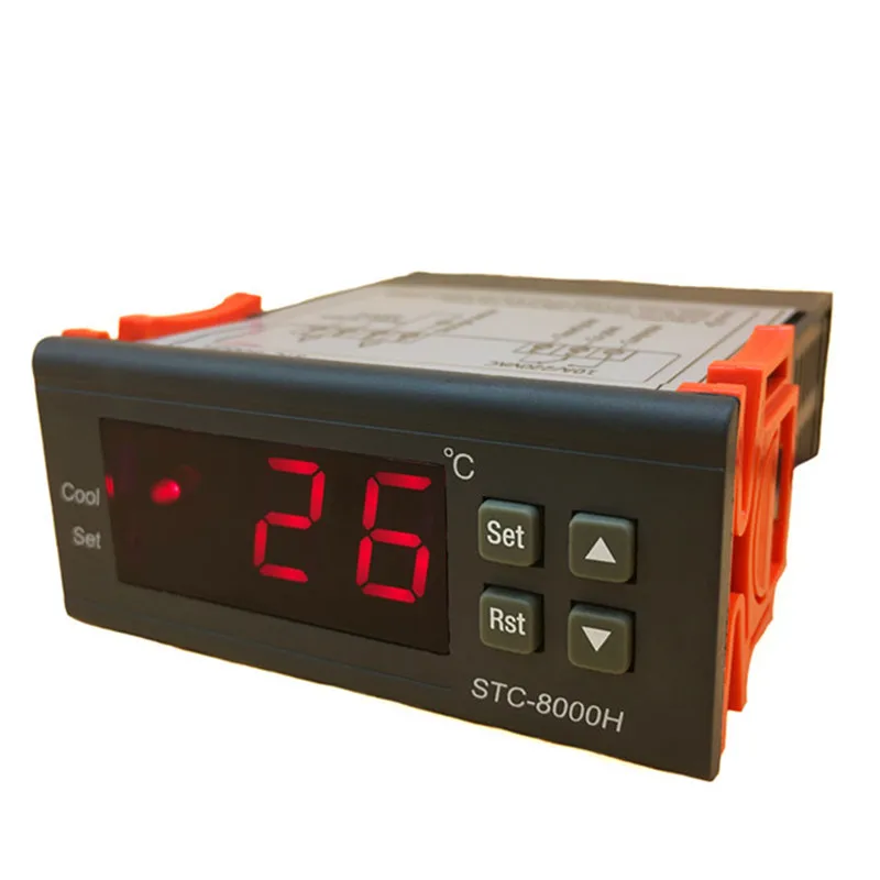 Free Shipping Good Price Intelligent Temperature Controller Of Stc-8000h Refrigeration Automatic ...