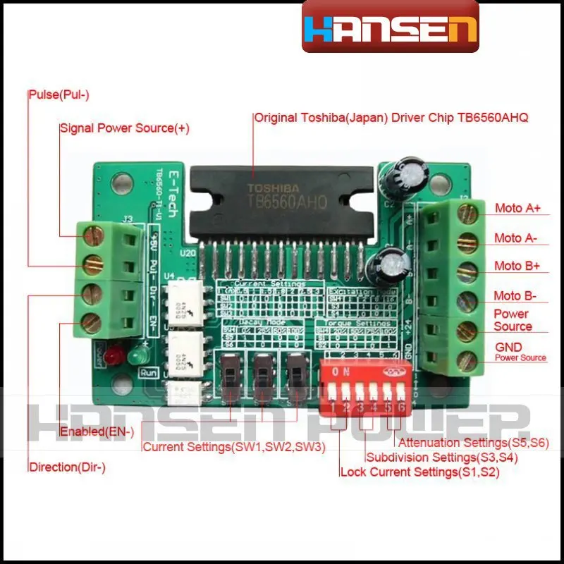 Fast-Shipping-M335-B-CNC-Stepper-Motor-Driver-Board-Single-axis-controller-24V-3A-whole ...