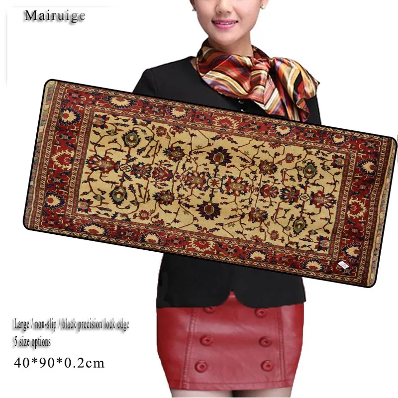 Mairuige Shop Large Persian Carpet Mouse Pad Speed Locking Edge ...