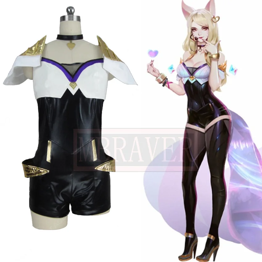 LOL KDA Ahri Game Ahri Outfit Fullsets K/DA Group LOL Character Cos ...