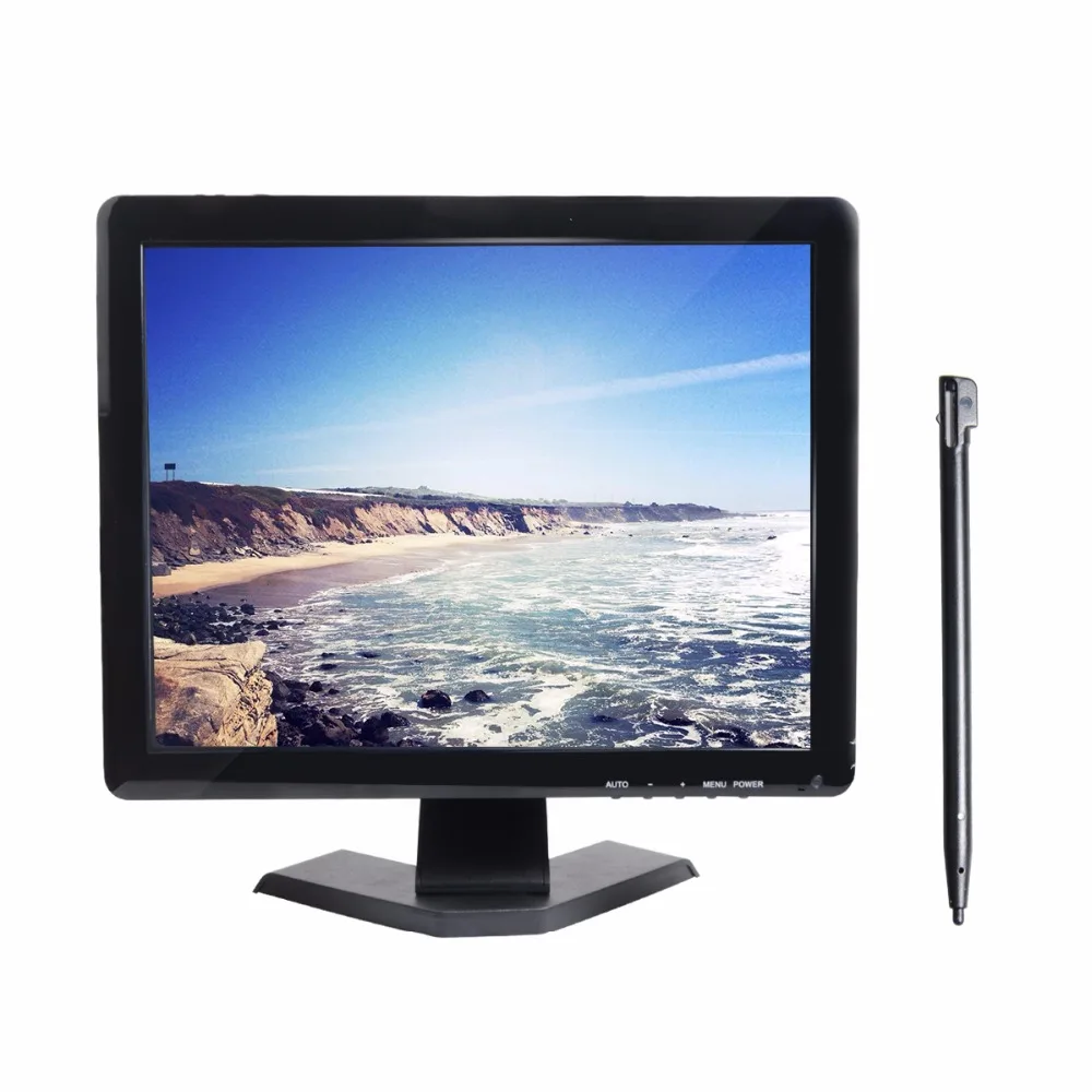 Wr158 15 Inch Touch Screen Tft Led Monitor Security Surveillance ...