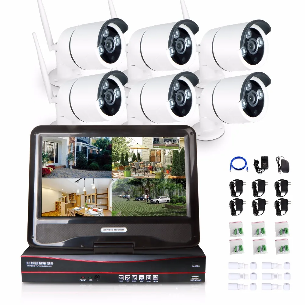 Wireless Digital Home 8CH NVR Night Vision Security cctv Camera System ...