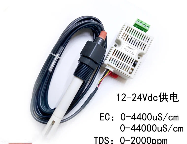 12-24V Power Supply 485 Sea Water EC Transmitter TDS Sensor EC Module 4 ...