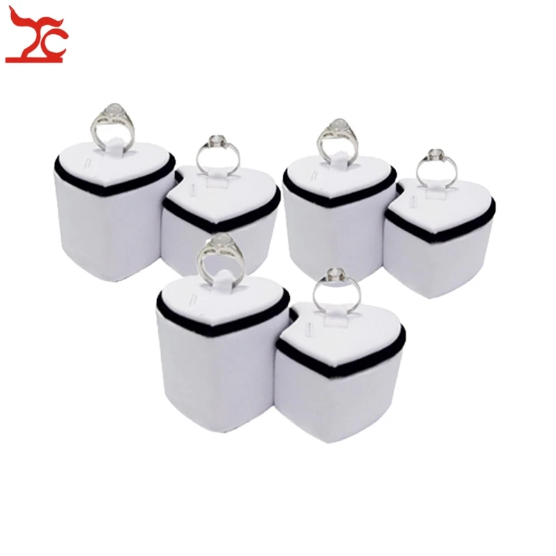 3Pairs-Double-Ring-Display-Tower-Lovers-s-Ring-Exhibition-Storage ...
