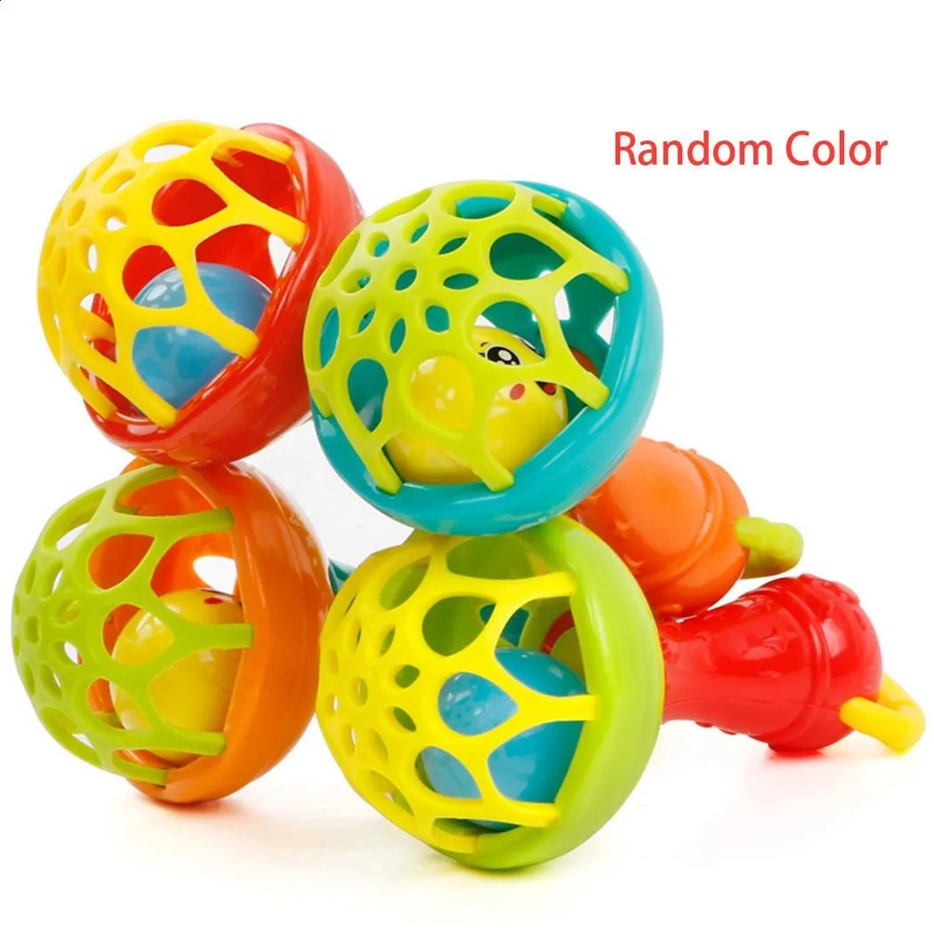 Baby Rattles Educational Toys Kid Novelty Funny Plastic Hand Shake Bell ...