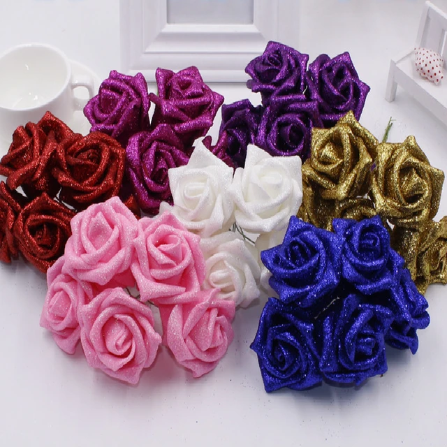 Real Glitter Flowers