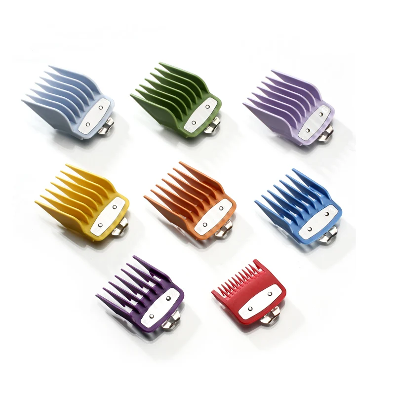 8 sizes of guide comb sets with a box 3 6 10 13 16 19 22 25 mm clipper ...