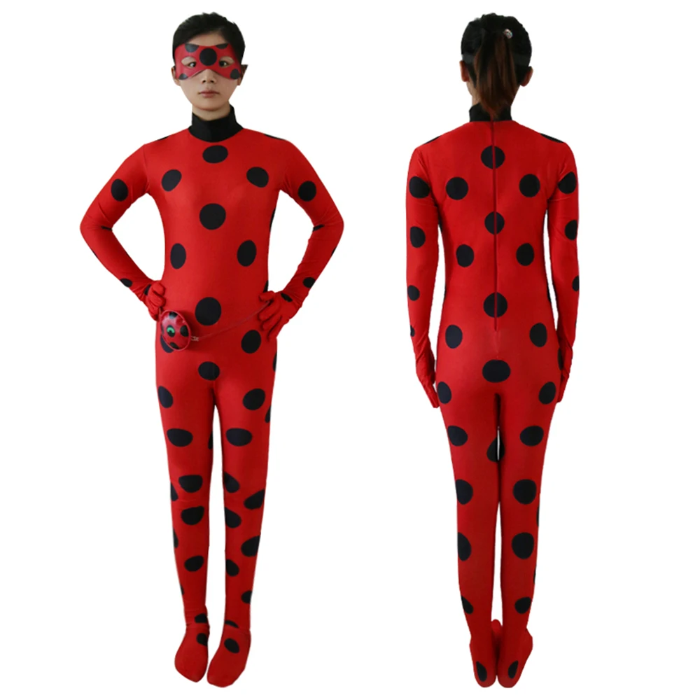 The Miraculous Ladybug Cosplay Costume Halloween Girls Ladybug ...