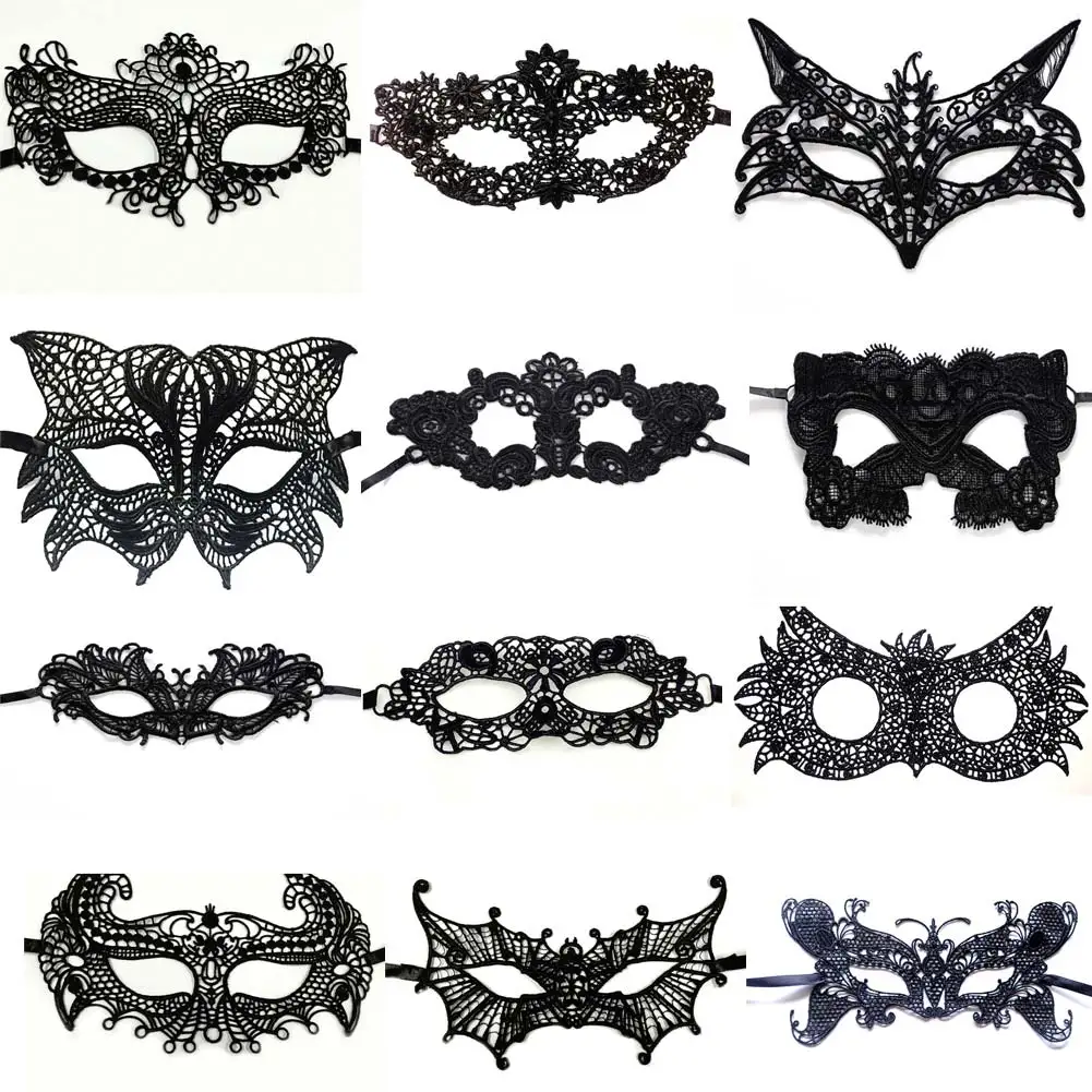 Lace Sexy Women Eye Face Mask Masquerade Party Ball Prom Halloween ...