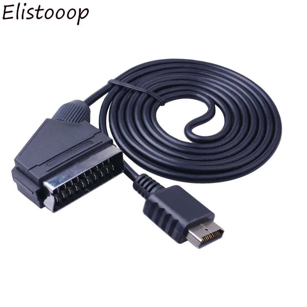 Hot Sale 1pc 2m Av Cable Rgb Scart Cable Tv Av Lead Replacement ...
