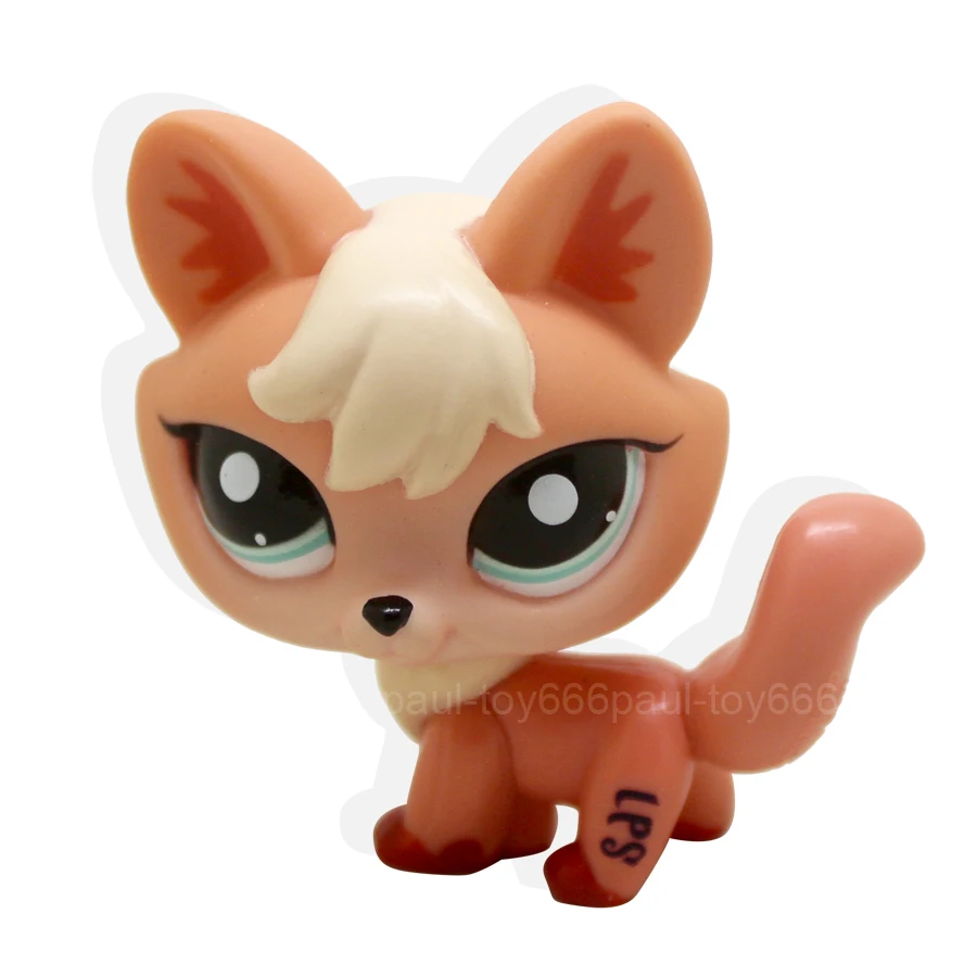 Aliexpress.com : Buy #1812 Littlest Pet LPS Fox Blue Eyes Orange Cream ...