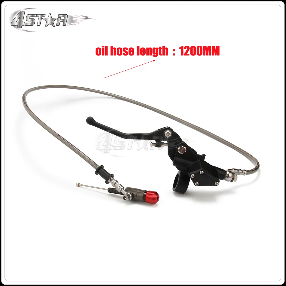 Hydraulic Clutch 1200mm Silver Lever Master Cylinder For 125-250cc ...