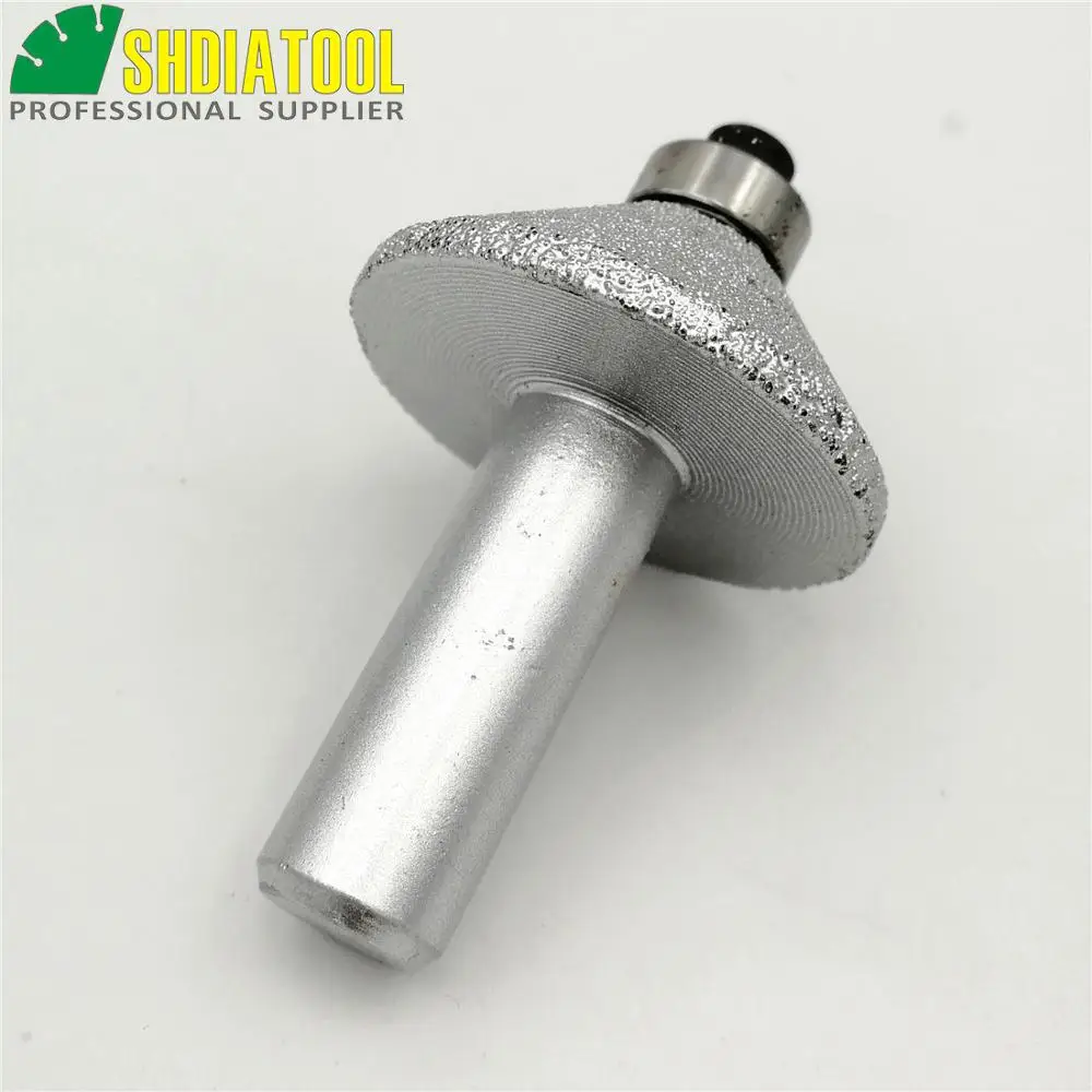 Cone Type Brazed diamond router bits with 1/2" shank for slab edge ...