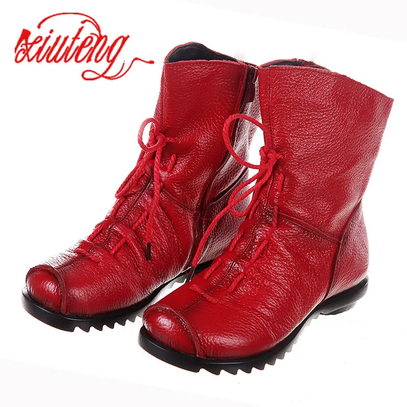 Xiuteng-Botas-de-cuero-genuino-para-Mujer-zapatos-planos-de-alta-calidad-informales-talla-grande ...