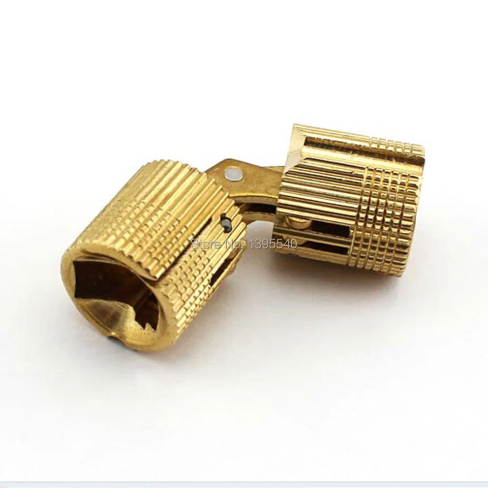 Купить новый 2 шт. 8 мм латунь цилиндрический шарнир скрытая мебель ...