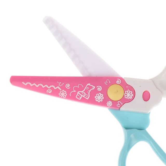 1pcs Baby Handmade Safety Plastic Scissors Cute Color Learning ...
