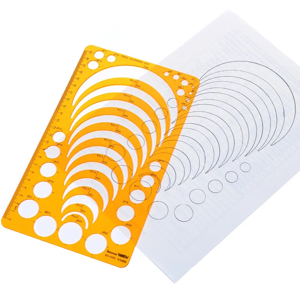 Circle Radius Master Drawing Template Arc Template Stencil - buy at the ...