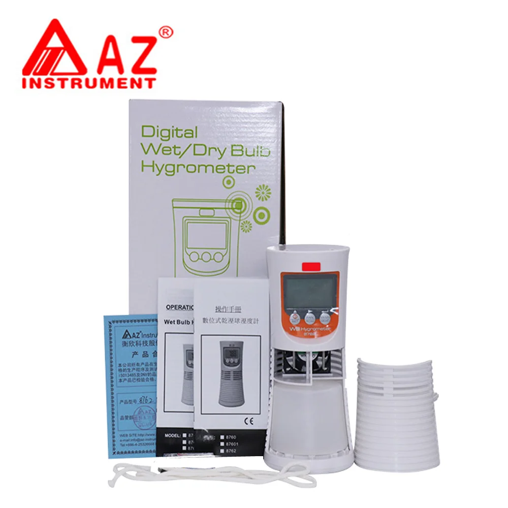 AZ8762 Digital Wet /Dry Bulb Thermometer ,Greenhouse temperature ...