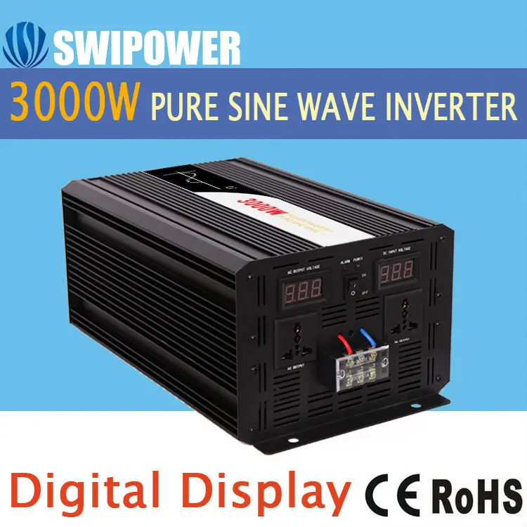 Power inverter 3200 w de onda sinusoidal pura dc a ac|sine wave|pure ...