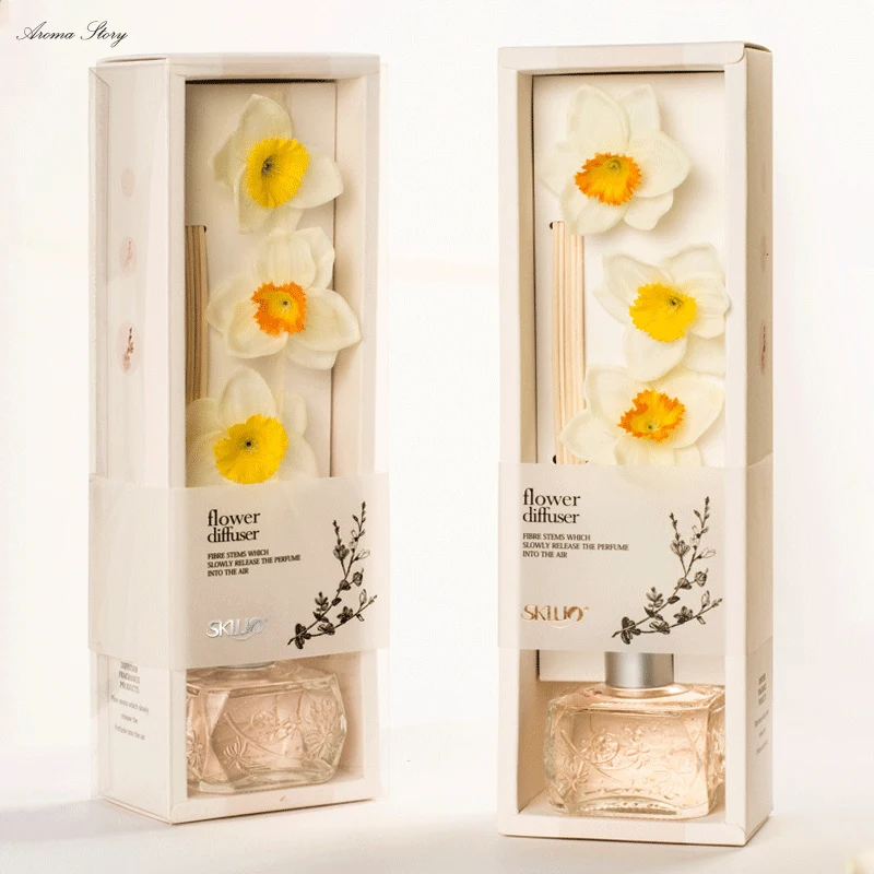 3pcs/lot 30ml Aroma Diffuser with Natural Reed Sticks and Dried Flower ...