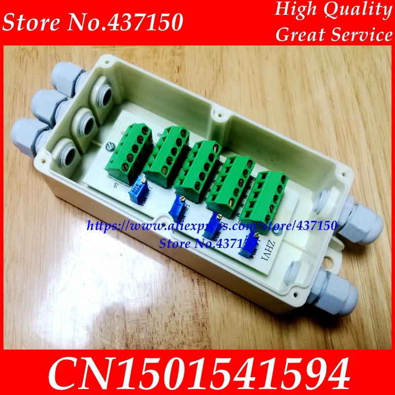 Generic Load Cell Junction Box 5-hole 4-wire Junction Box Weighbridge ...