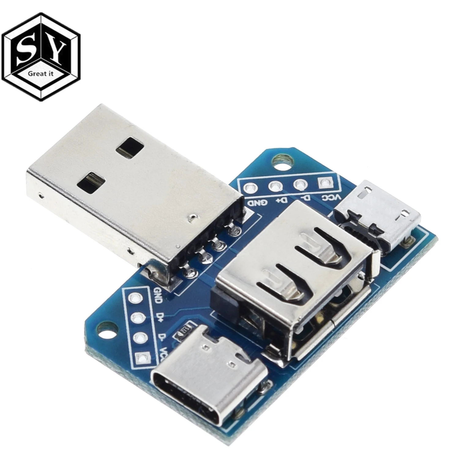 Interruptor de cabeza USB macho, conector USB a Micro USB hembra tipo c ...