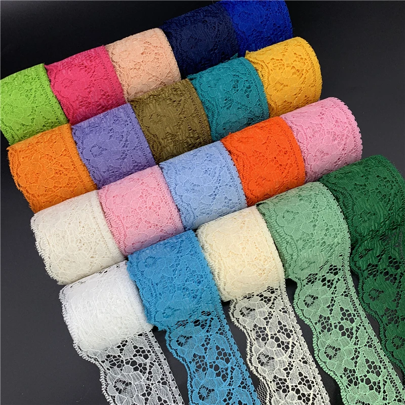 5yards/lot 60mm Lace Ribbon Embroidered Lace Fabric Trim Decoration Diy ...