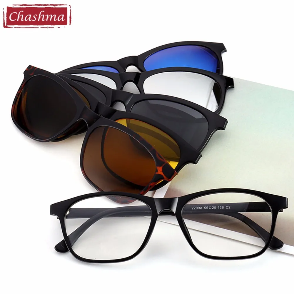Chashma Chashma Brand Clip Sun Glasses Optical Glasses Frame with Clip ...