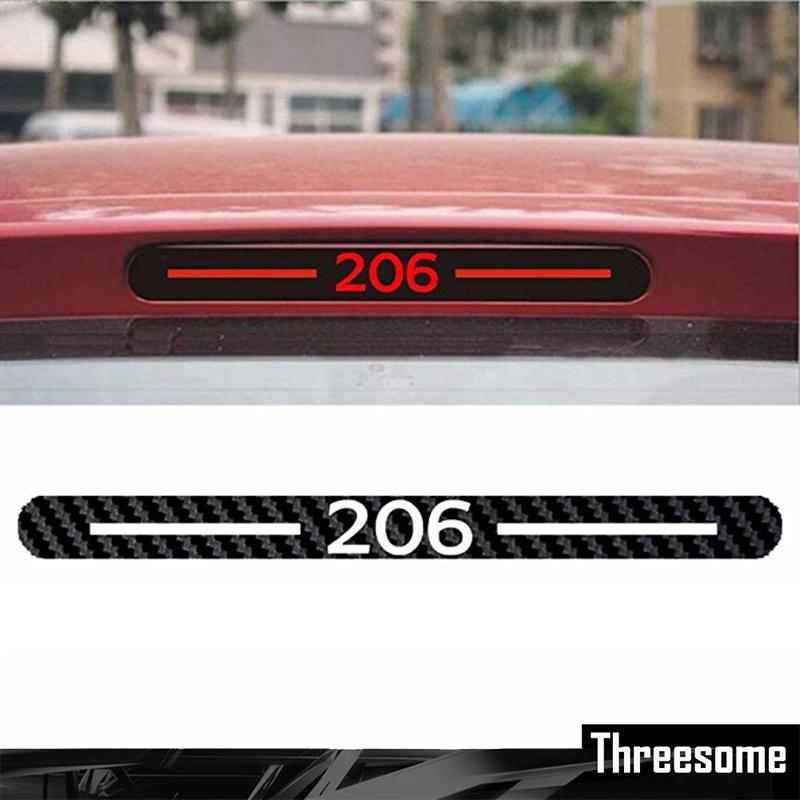 For Peugeot 206 Peugeot 307 Vinyl Sticker Car-styling Carbon Fiber ...