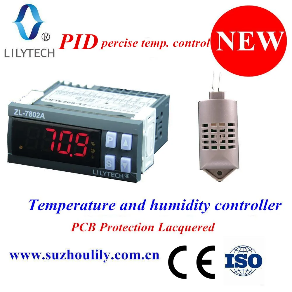 ZL 7802A,100 240VAC,PID,temperature & humidity controller for incubator ...