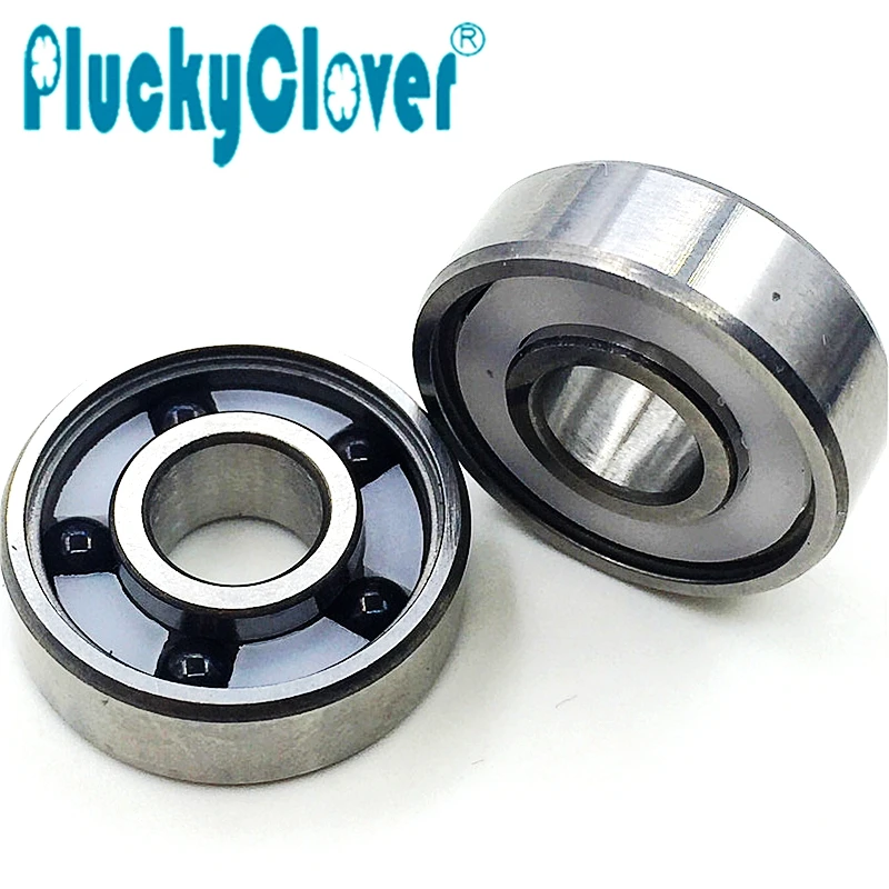 8pcs 627 rs 5 Ball Bearing Ceramic Hybrid Bearings Si3N4 Longboard ...