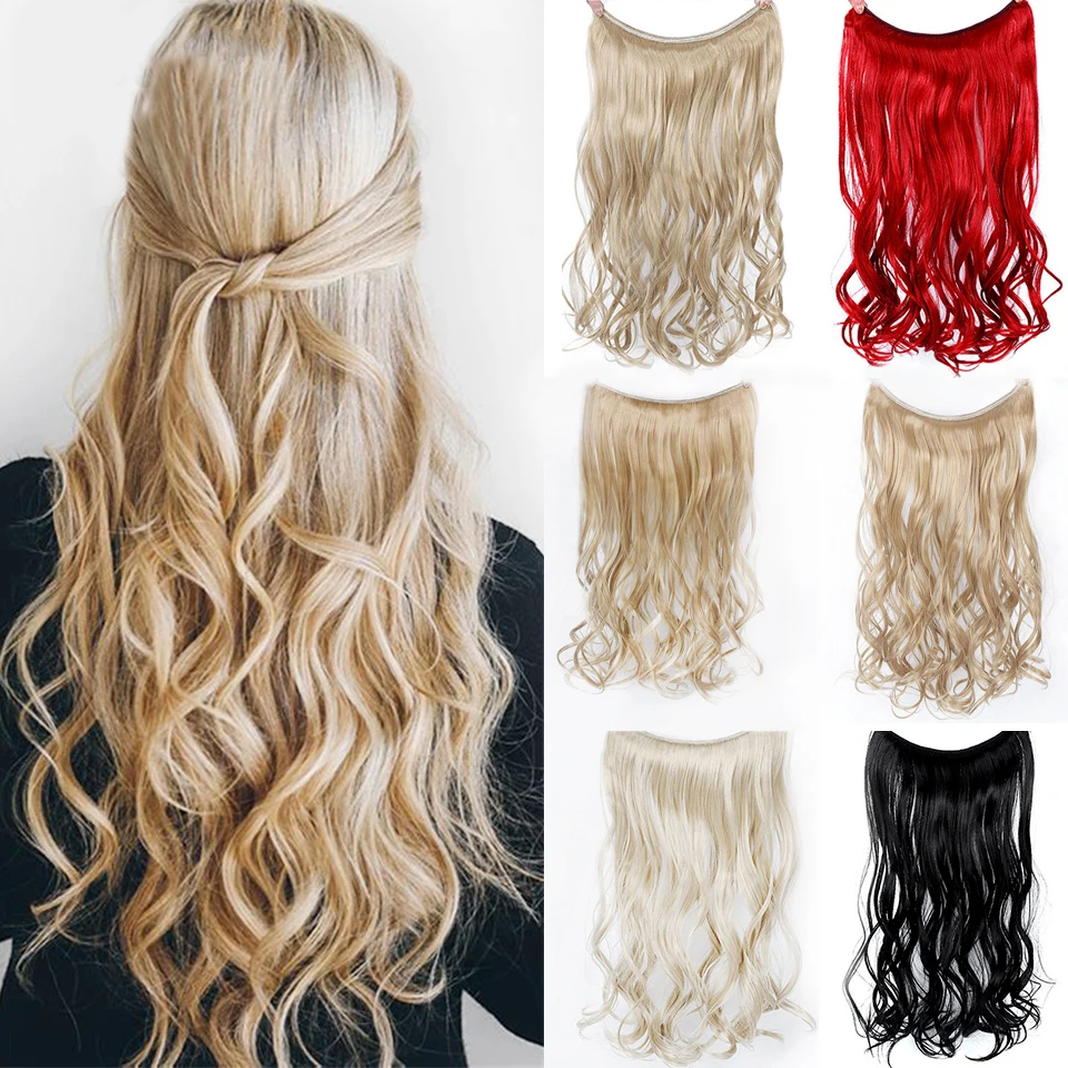 Accessoires coiffure,Extension capillaire synthétique avec Clip ...