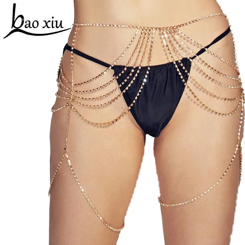 Summer Bikini Beach Chain Waist Belly Leg Body Chain Multi Layer