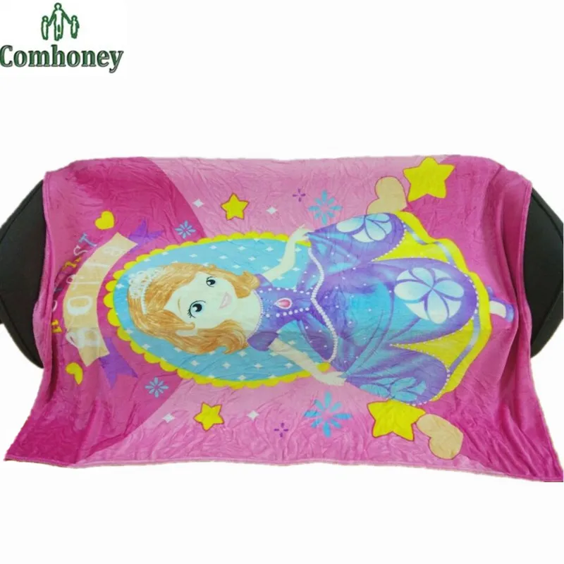Blanket On The Bed Kids Adults Home Textile Cartoon Minions Kitty ...
